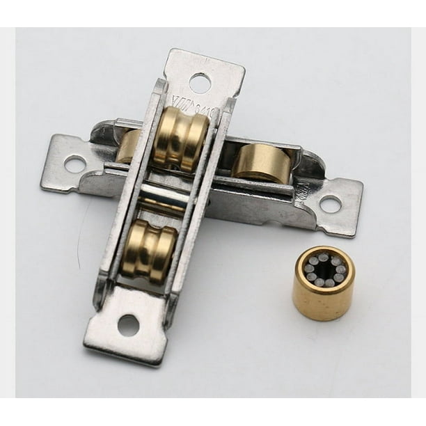 Jinsinto 4pcs Push-Pull Window Pulley Balance Adjustment Concave Corner ...