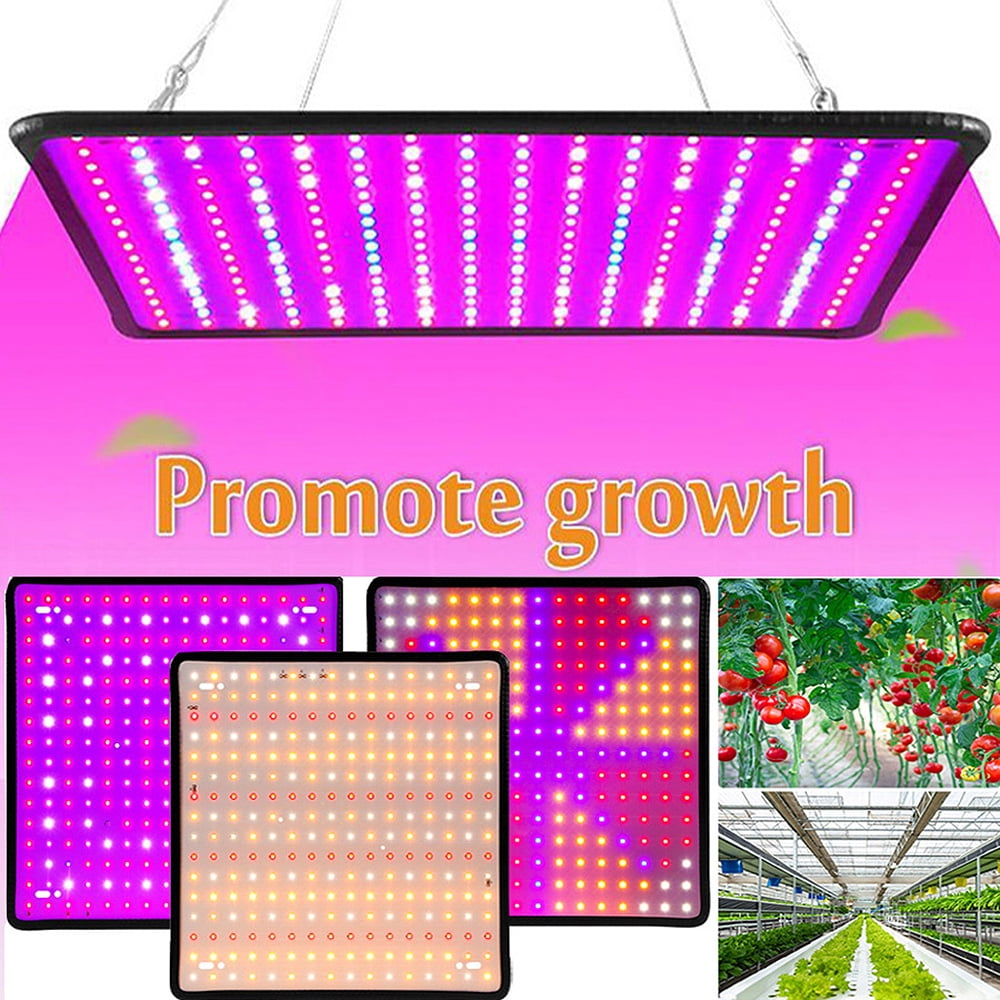 Rosnek 225/256LEDs LED Grow Light, Full Spectrum/Sun Light Plant Panel ...