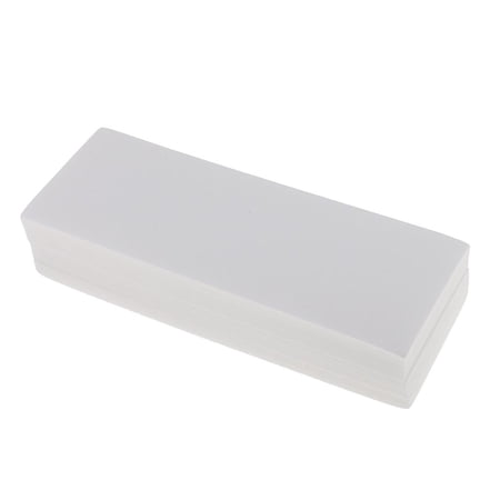 100 Pieces Hair Removal Waxing Strips Facial Epilating Non Woven Paper ...
