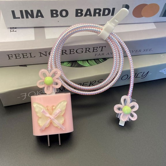 Cable Protector for Phone Charger, Soft Charging Cord Protector Data ...