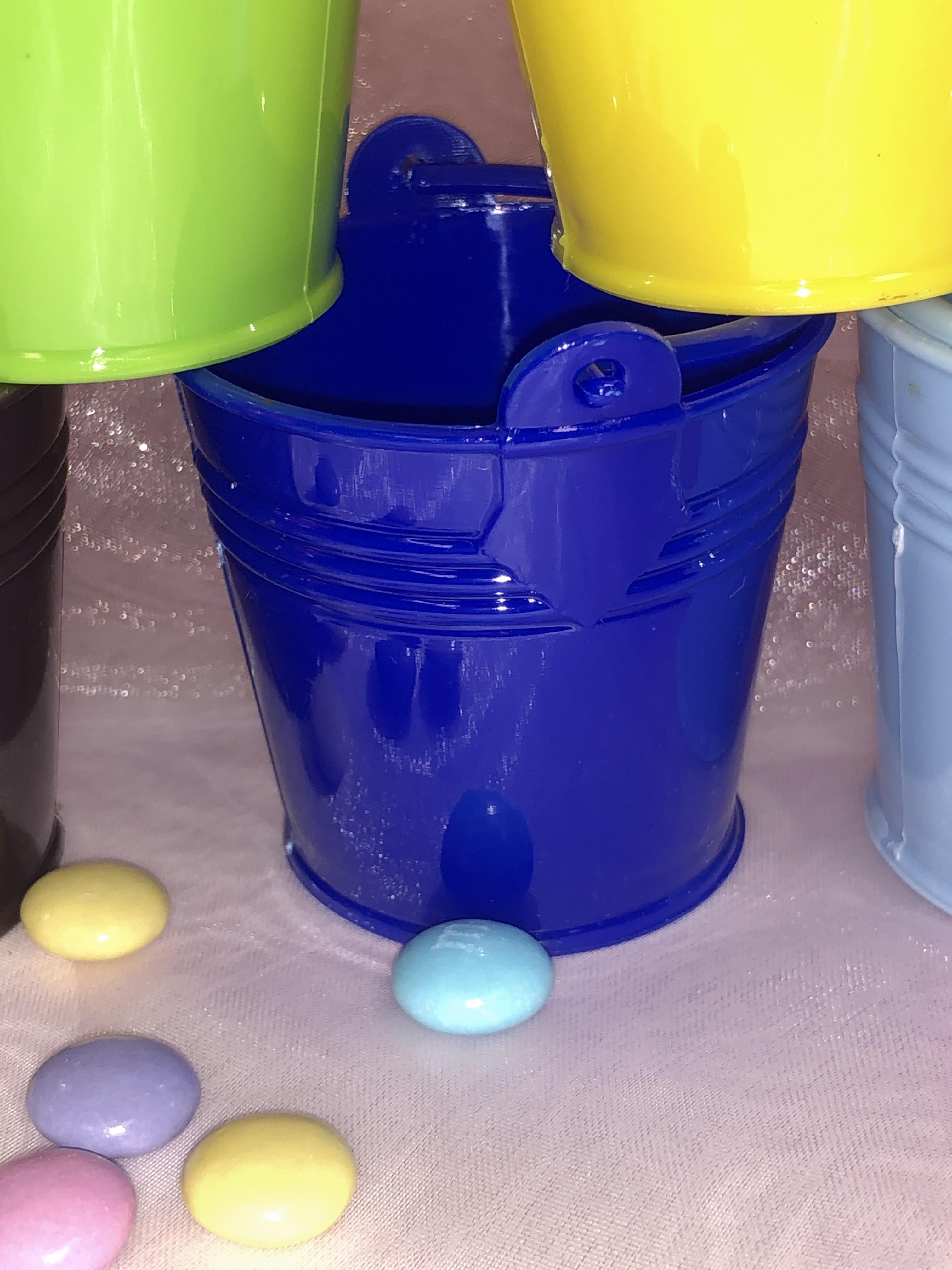 Charmed Mini Beach Sand Plastic Buckets Party Favors Candy Box Baby ...