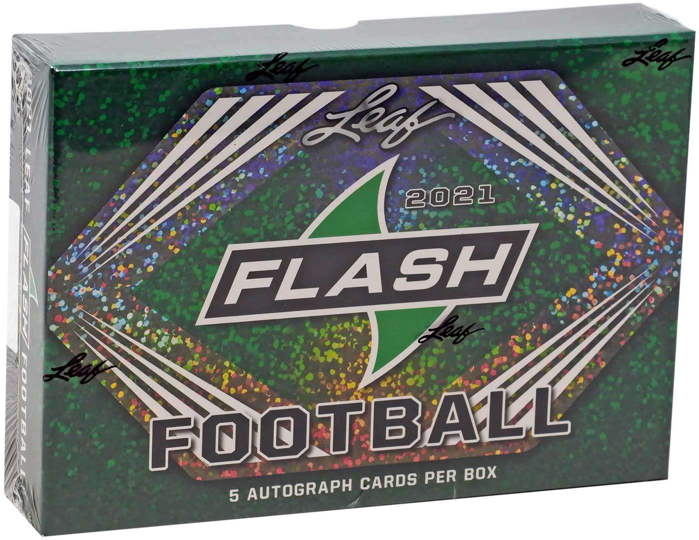 NFL 2021 Leaf Flash Football Trading Card HOBBY Box (5 Autograph Cards ...