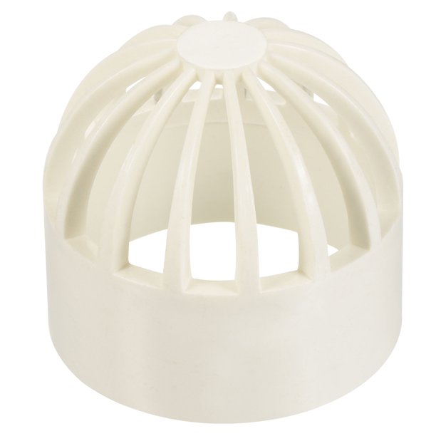 Uxcell 50mm ID Tank Filter Guard Cover Round PVC Intake Strainer White ...