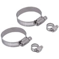 AUTOMUTO universal Oil Radiator Hose Clamps Kit 8-10mm 27-51mm 4pcs ...