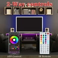 LED Lights for Bedroom, 25FT RGB LED Strip Lights with 44 Keys IR ...