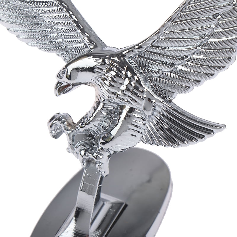 Buy Car Front Cover Chrome Hood Ornament Badge 3D Emblem Angel Eagle ...