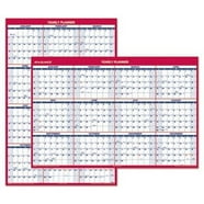 AT-A-GLANCE 2-Sided Yearly Wipe-Off Wall Planners - Walmart.com