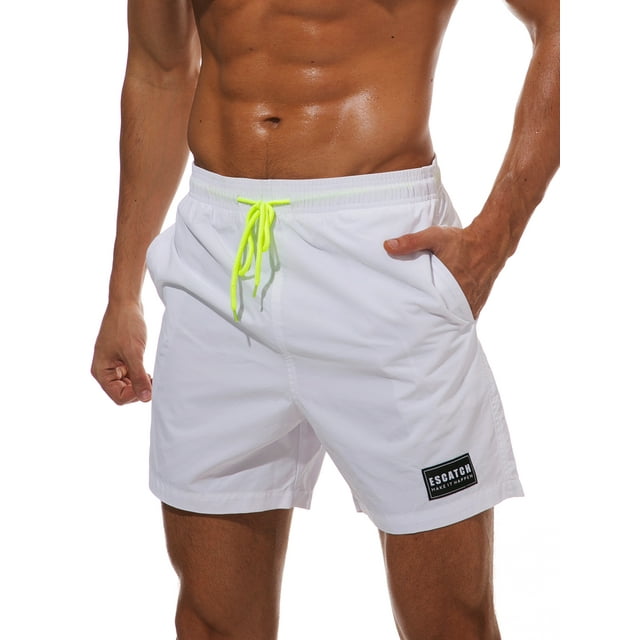 Sexy Dance Men Casual Swim Boardshorts With Pockets Surfing Beachwear