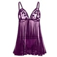2024 Plus Size Lingerie Sparkly Lingerie Lace Bow Nightwear Sleepwear