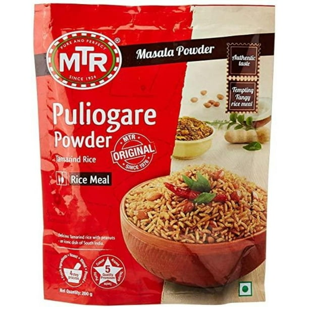 MTR Foods Limited MTR Puliogar (Spiced) Powder, 7.04 oz - Walmart.com