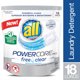 all PowerCore Pacs Laundry Detergent, Free Clear for Sensitive Skin, 18 ...
