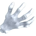 Bobasndm 2Pcs Realistic Artificial Plastic Hands, Creepy Halloween Prop ...
