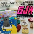 15Pcs Felt Non Woven Fabric DIY Craft Supplies Rectangle Gray ...