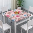 Avocado Tablecloth with Green Fruit Pattern Kawaii Cute Fresh Design f ...
