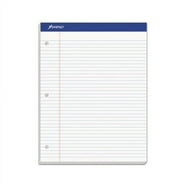 Ampad Double Sheets Pad, Law Rule, 8 1/2 x 11 3/4, Canary, 100 Sheets ...