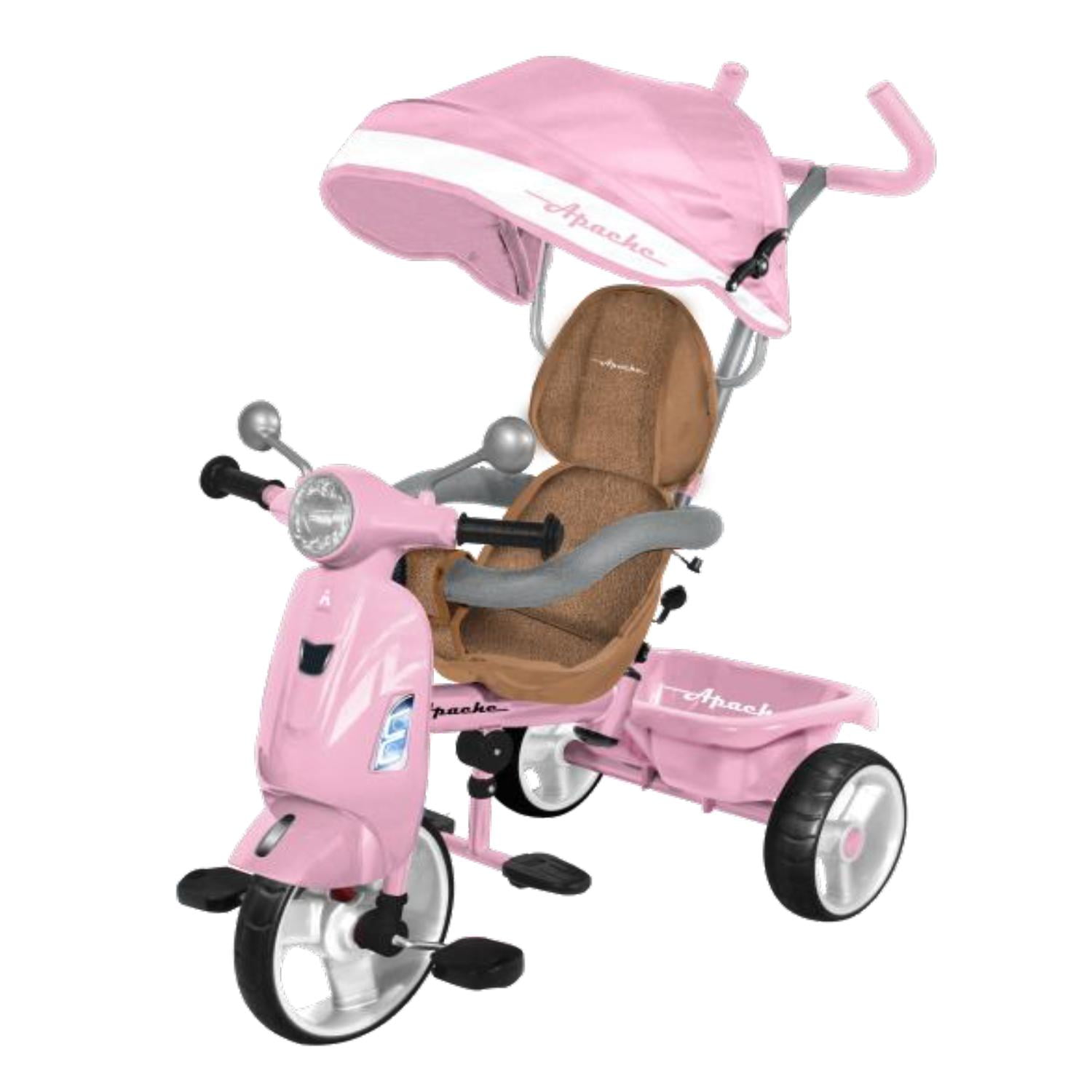 Triciclo para niña modelo 3 en 1 Moto rosa LC-STMT-C Apache rosa | Walmart en línea