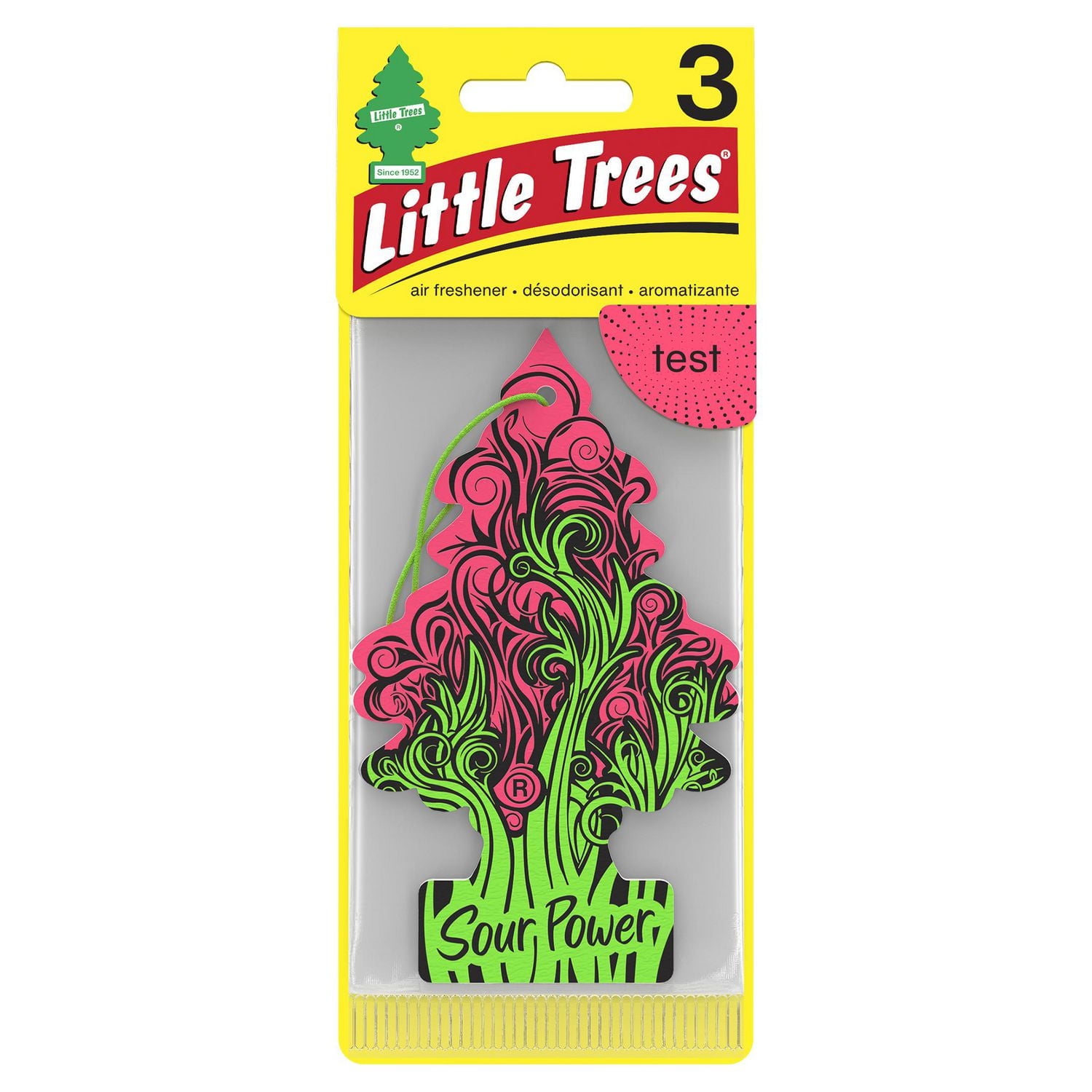 Click here for Little Trees Air Freshener Sour Power 3-Pack 3 prices