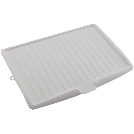 Multifunction Plastic Worktop Dish Drainer Drip Tray Rectangular Rack ...