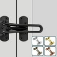 Door Guard Restrictor Security Catch Strong Heavy Duty Safety Lock Chain Silver - Walmart.com
