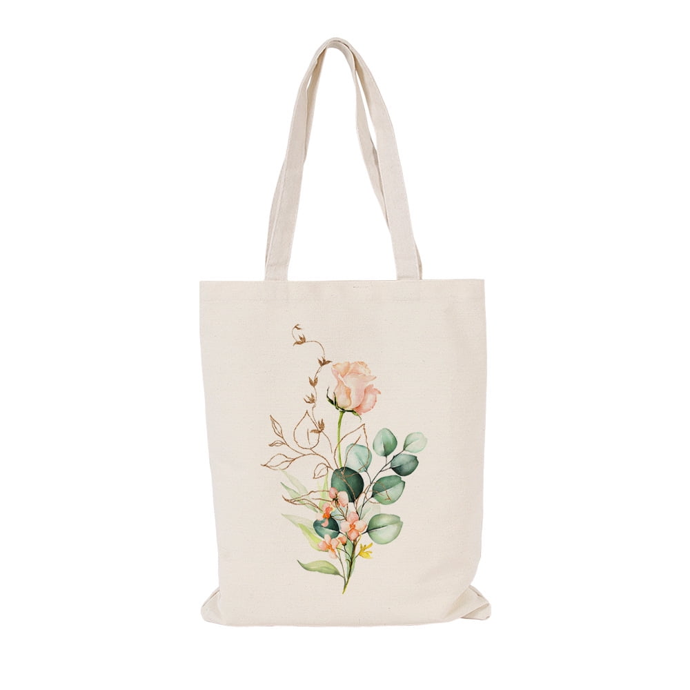 Minimalist Art Nature Tote Bag With Design Pattern Printed Machine ...