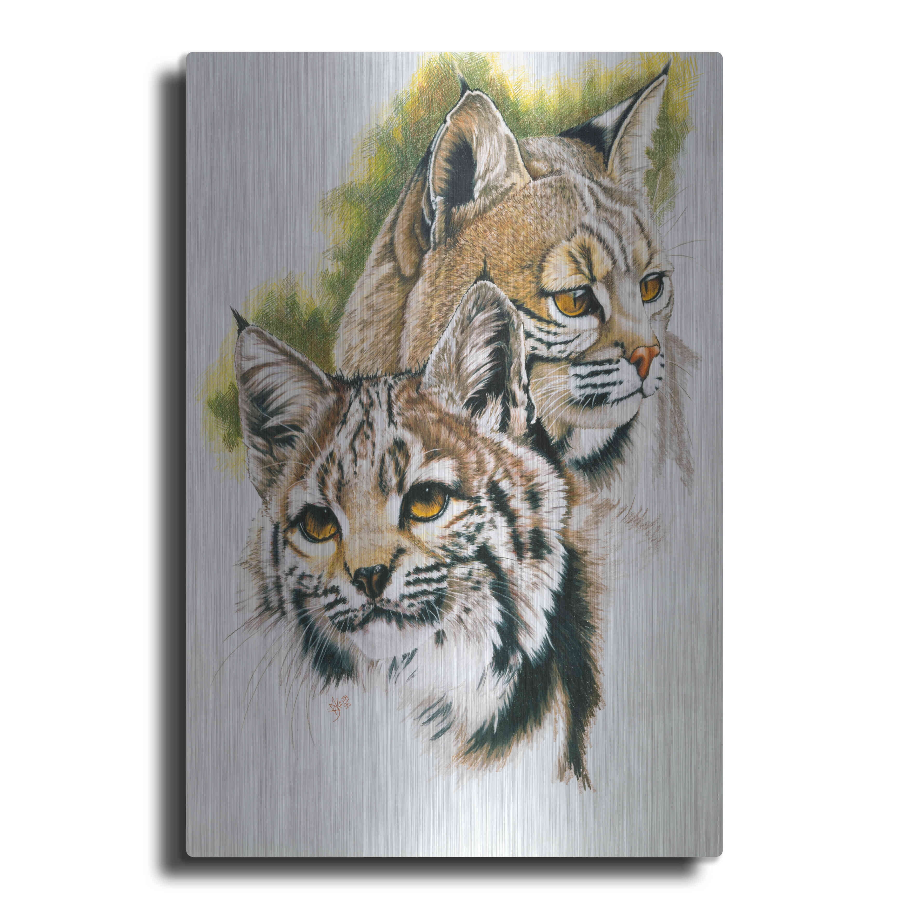 Luxe Metal Art 'In The Woods' by Barbara Keith, Metal Wall Art, 12"x16 ...