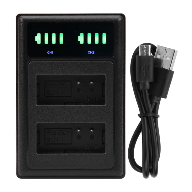 Camera Battery Charger,Micro/TypeC Dual Port Camera Dual Dock Camera ...