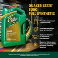 Quaker State Euro Automotive Full Synthetic 5W-40 Car Engine Motor Oil ...