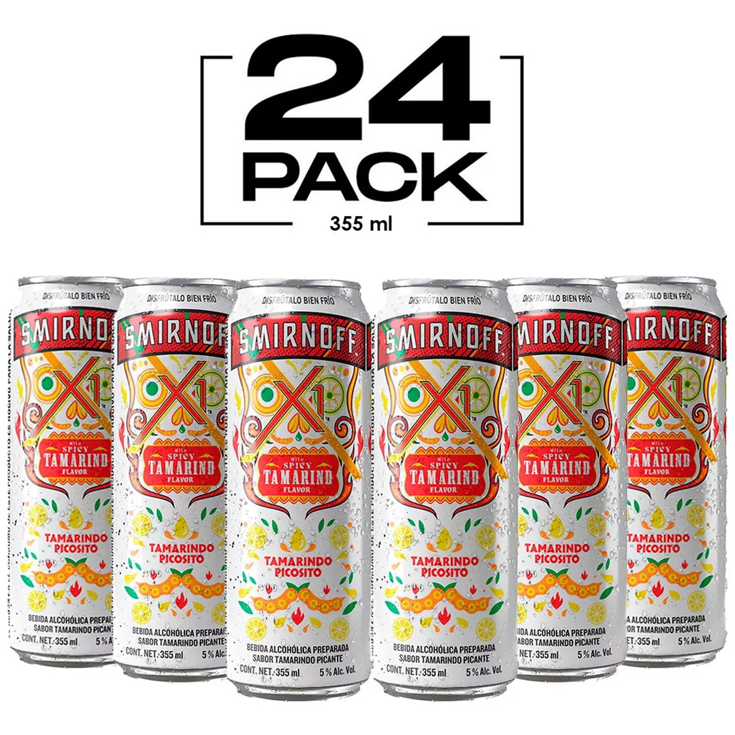 Pack de 24 Bebida Preparada Smirnoff Spicy Tamarind Lata 355 ml ...