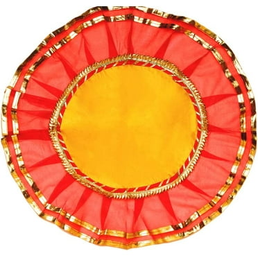 Red Large Decorative Silk Cloth Chunari (Size :- 40 Inches x 40 Inches ...