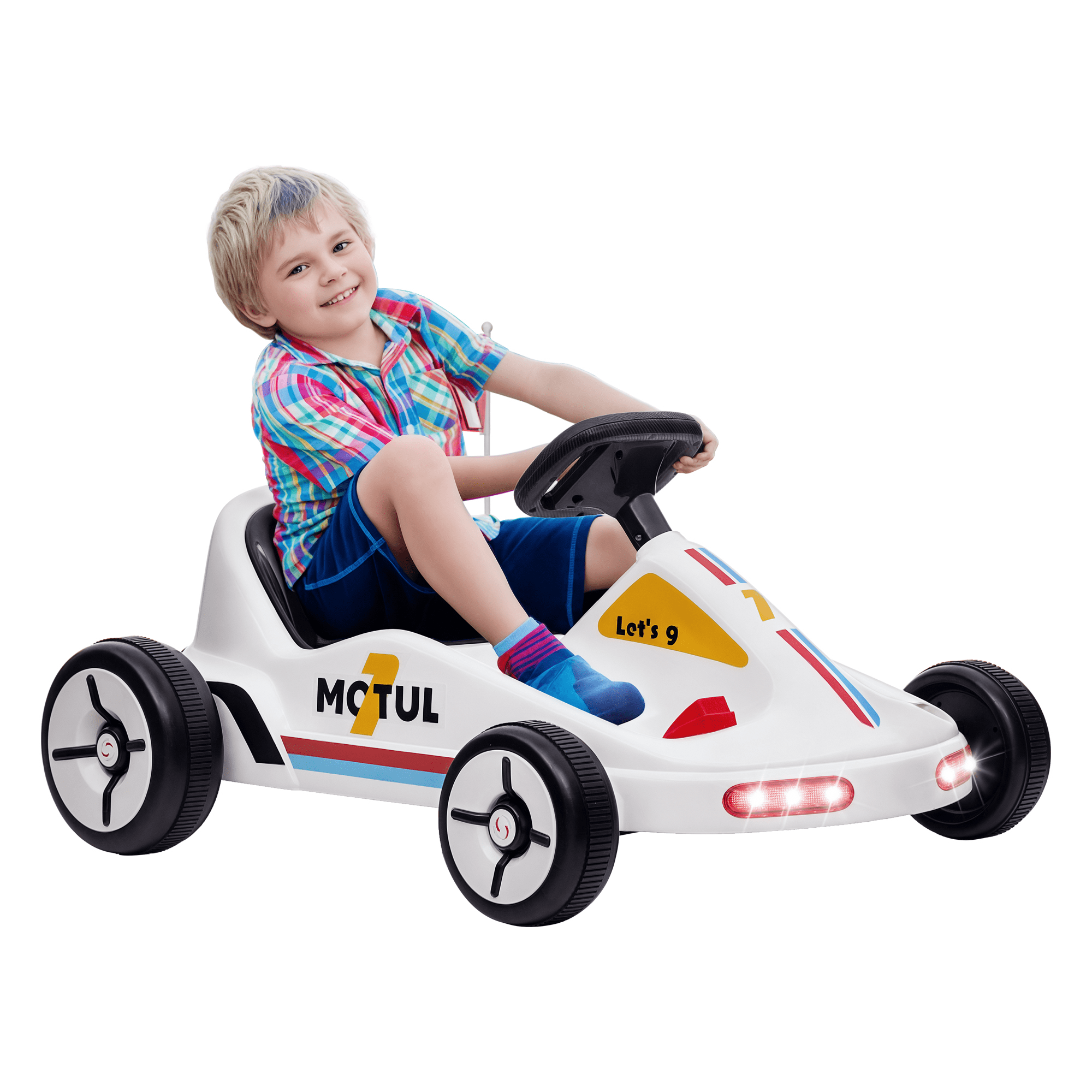 Click here for Qaba 6v Electric Go Kart For Kids With Music  Ligh... prices