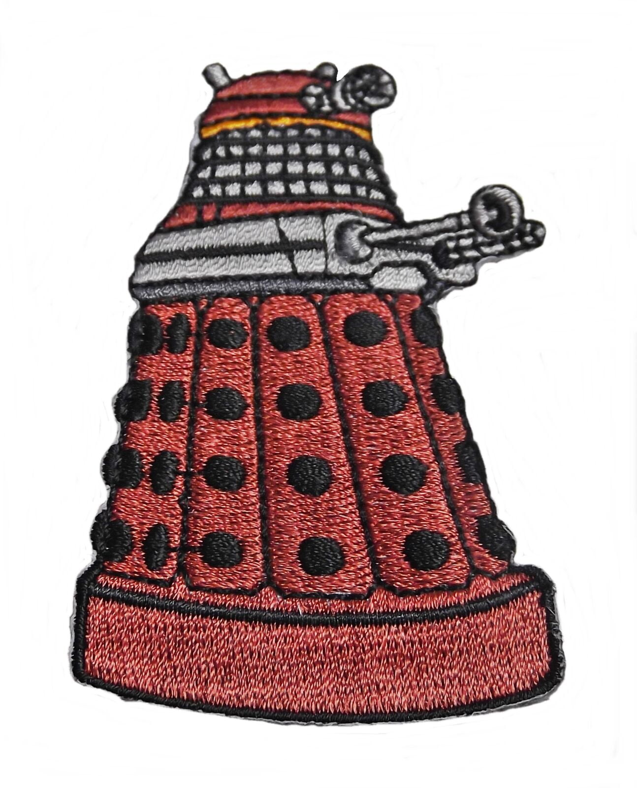 Doctor Who Red Dalek Embroidered Iron On 2 1/2 Inch Patch - Walmart.com