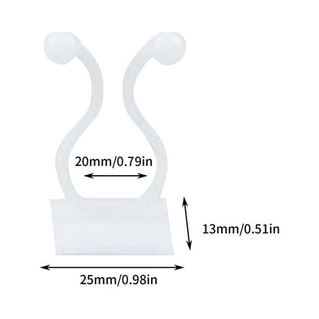 Dvkptbk A Fixer Fixture Clips, 10pcs Plant Climbing Wall Fixture Clips ...