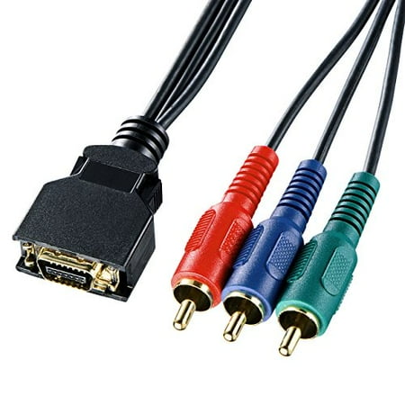 Sanwa Supply D Terminal Component Video Cable 2m Black KM-V17-20K2 KM ...