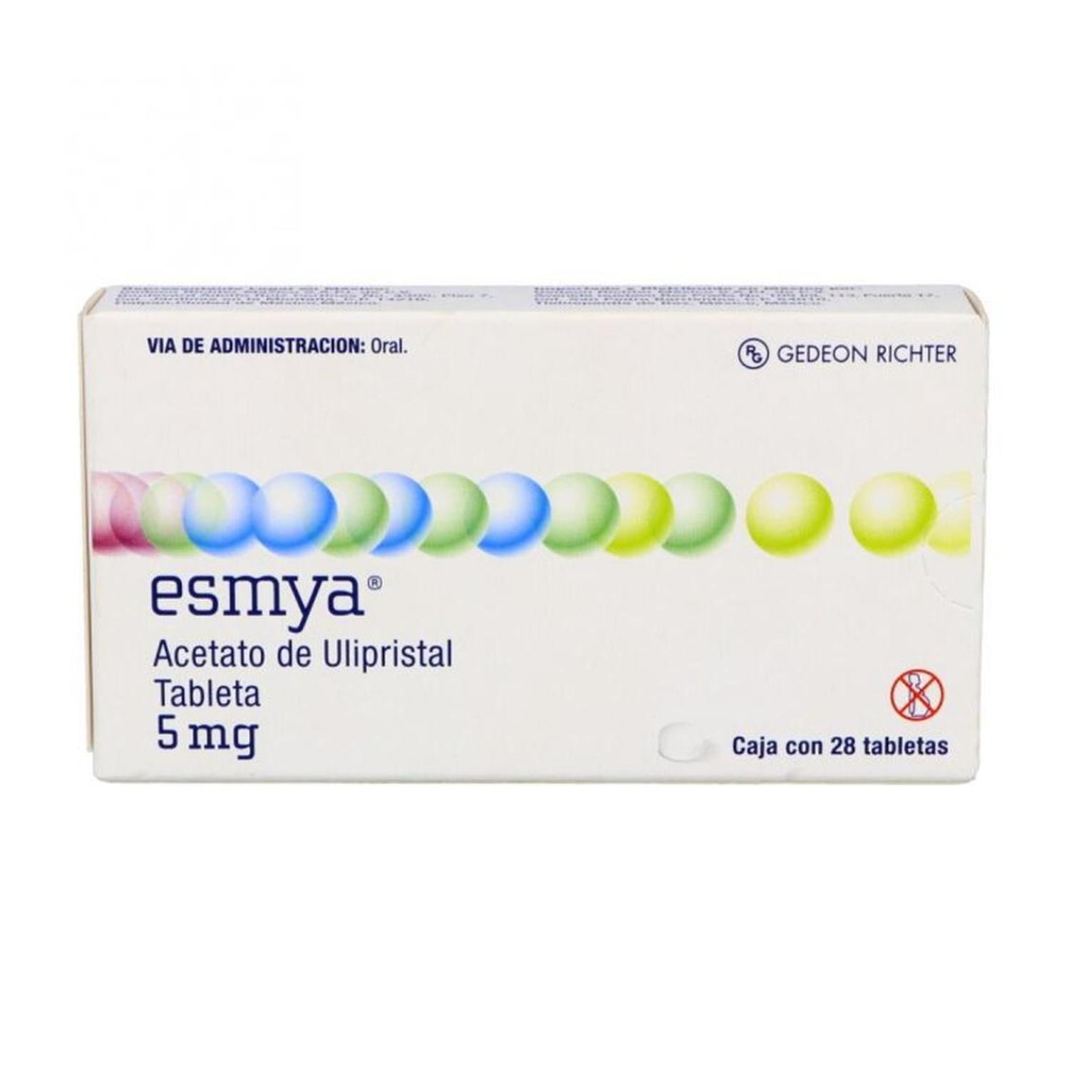 Esmya 5 mg Caja Con 28 Tabletas blanco | Walmart en línea