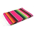 Mexican Serape Sarape Blanket XL 84" x 55" Pink - Walmart.com