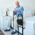 Vaunn Medical Adjustable Bed Rail with Tool-Free Assembly, Black FSA ...