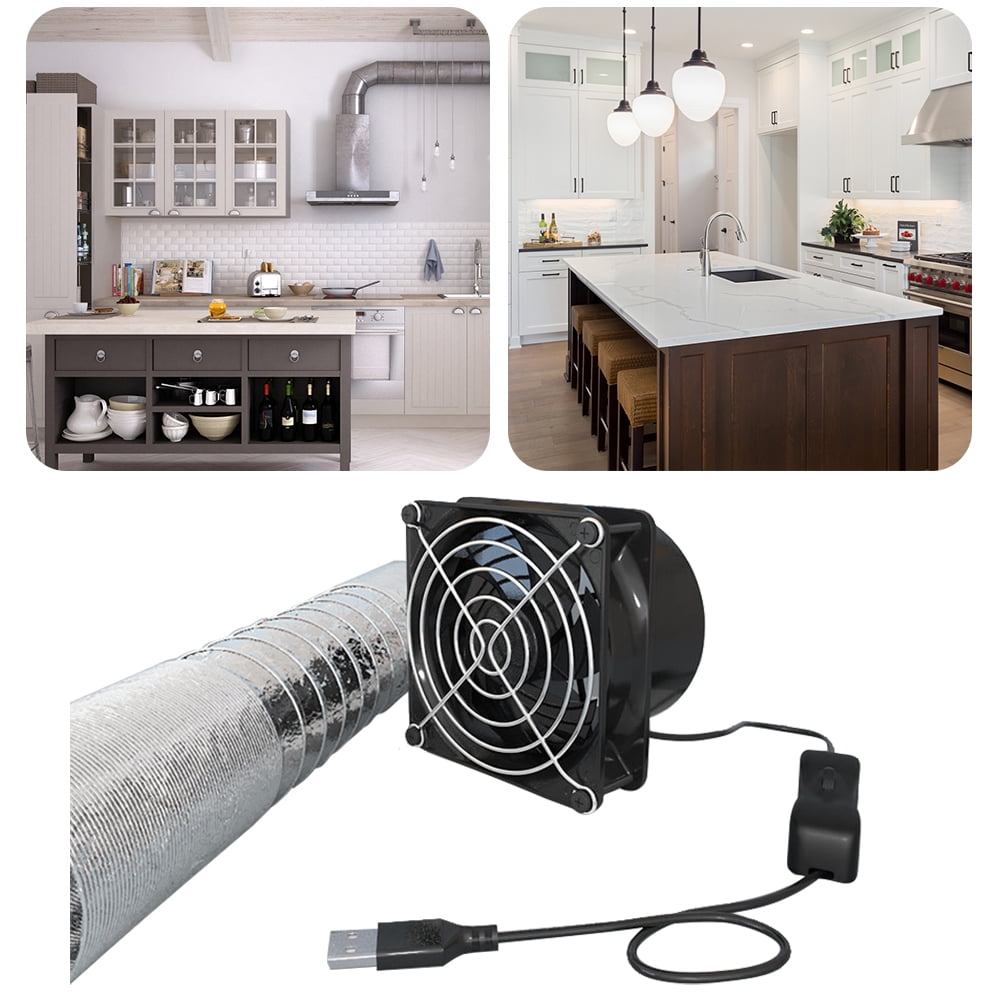 Extractor Humo Conducto 1M USB Pequeño Y Con Campana Extractora ...