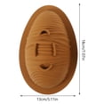 BESTYASH 1Set Silicone Egg Mold for Baking and Candy Making Light Brown ...