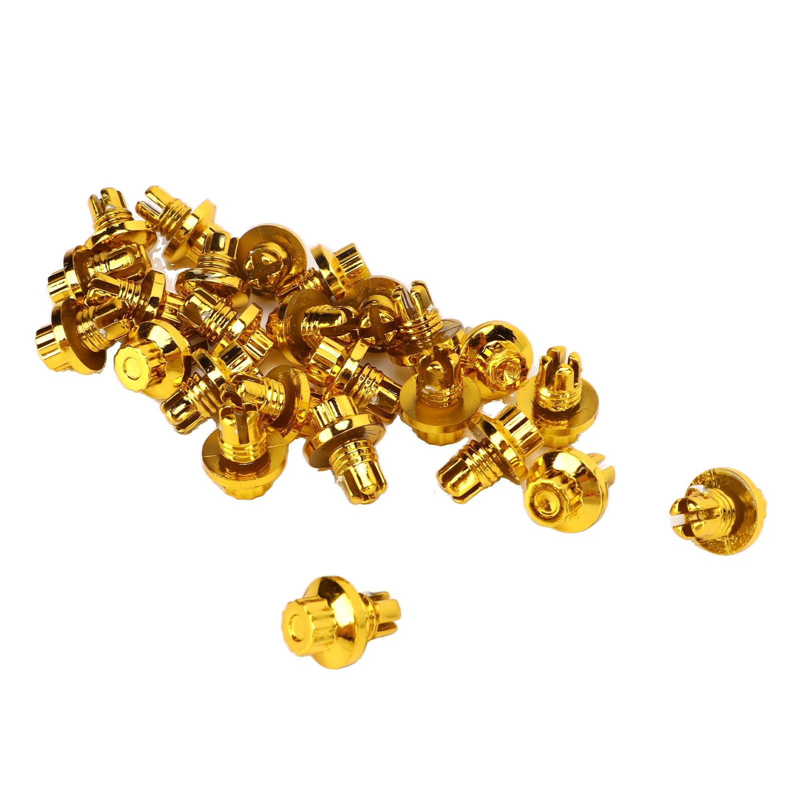 Wheel Rim Rivets, Gold Wheel Rim Rivets Nuts 25pcs For AH Ds Series ...