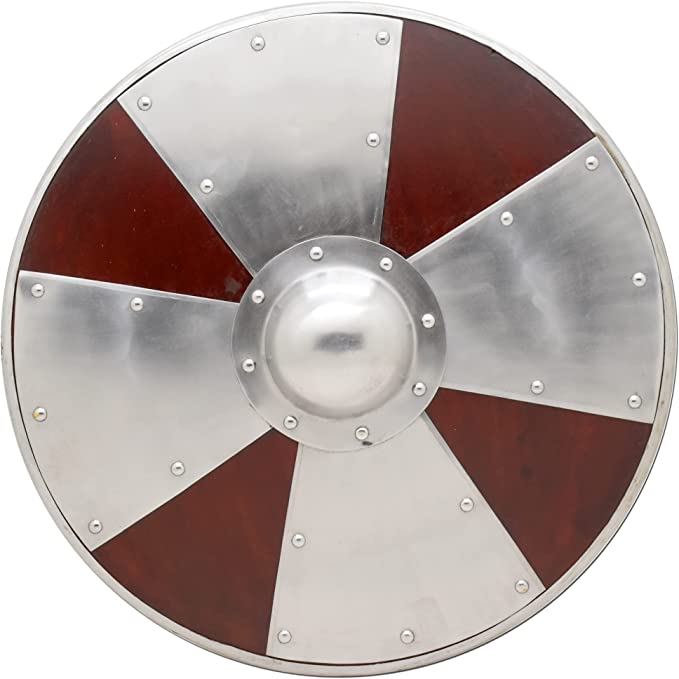 Medieval Warrior Wildman Berserker Viking Barbarian Shield LARP 18G ...