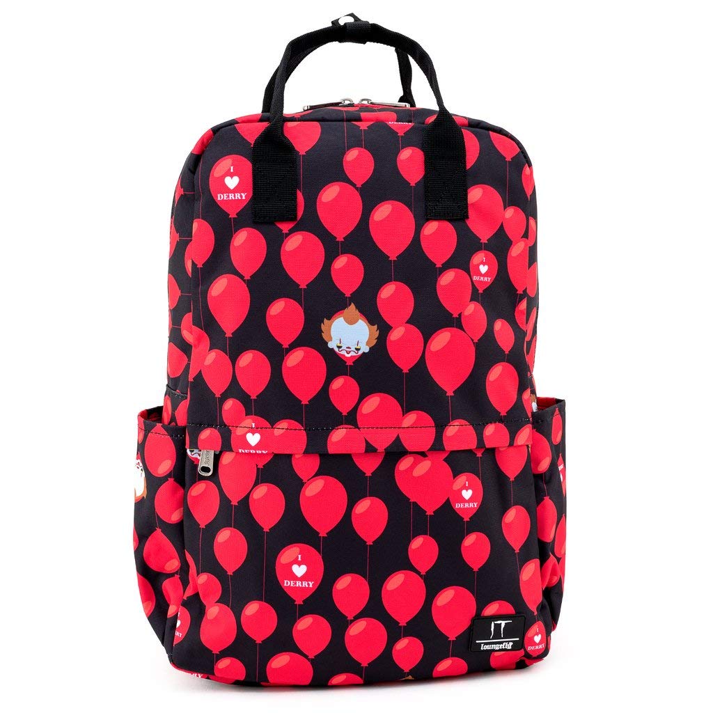 Loungefly X IT I Heart Derry Balloons AOP Nylon Backpack - Walmart.com