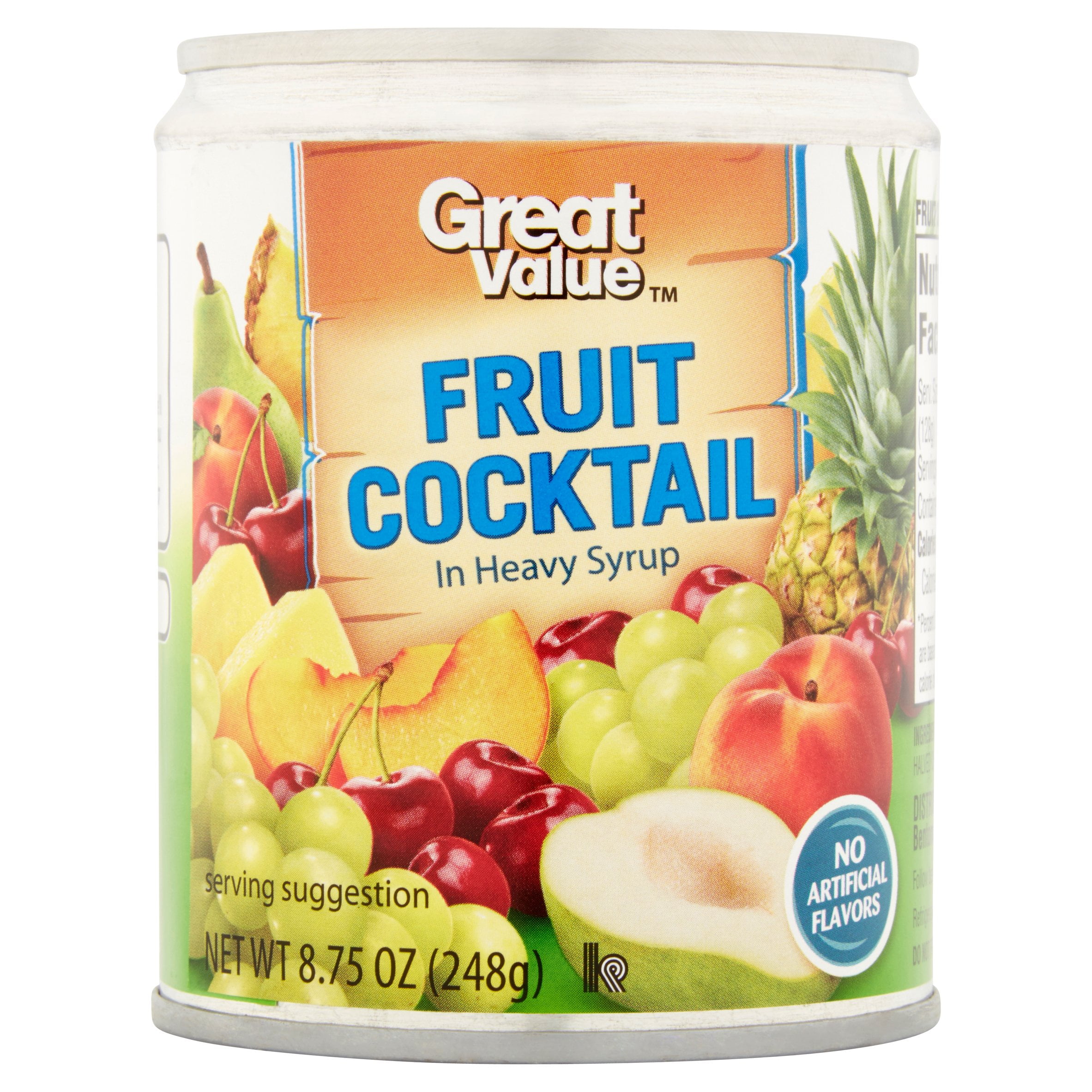 Great Value Fruit Cocktail in Heavy Syrup, 8.75 Oz - Walmart.com