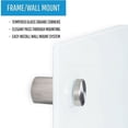 Bi-Silque Magnetic Glass Dry Erase Board 48" (4 ft) Width x 72" (6 ft ...