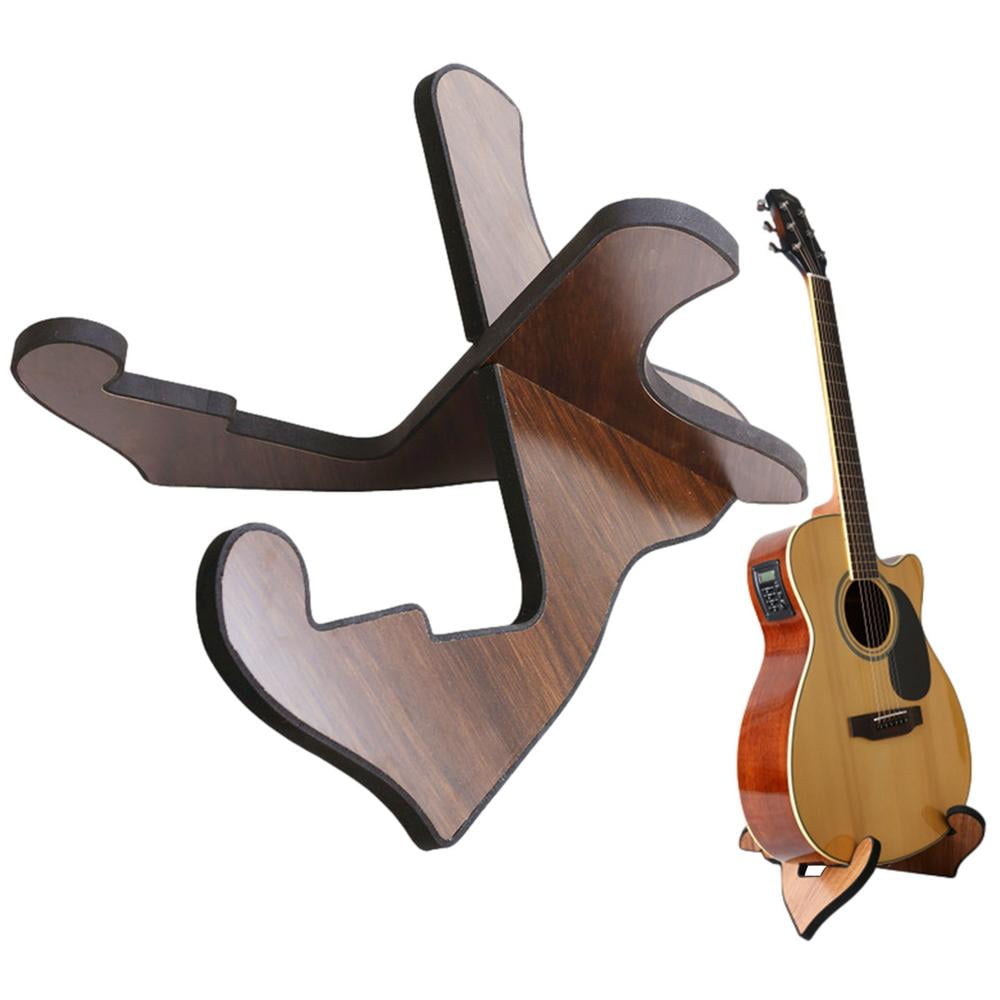 Tohuu Wooden Guitar Stand X-Frame Floor Display Multi-Instrument Stands ...