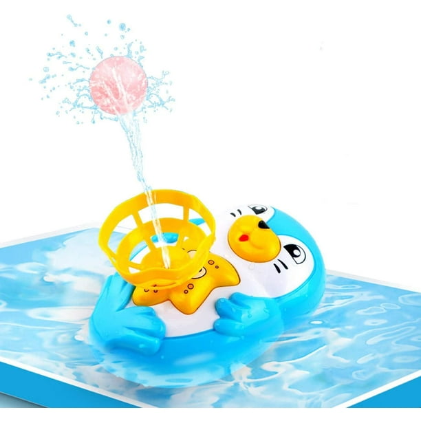 Bath Toys for Toddlers 3-6 Years - Seal Spray Water Toy with 2 Balls ...