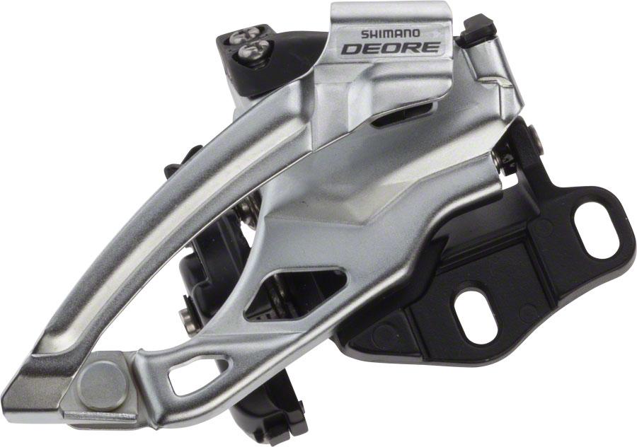 Shimano Deore M615-E2 10-Speed Double Top-Swing Dual-Pull E2-Type Front ...