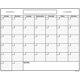 18" x 24" Erasable Undated One Month Laminated Wall Calendar Monthly ...