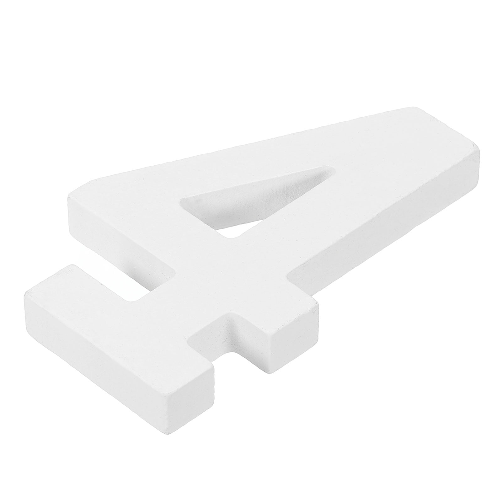 Blank Wooden Number 4, Wood Slices Sign Board 2.8 Inch - Walmart.com