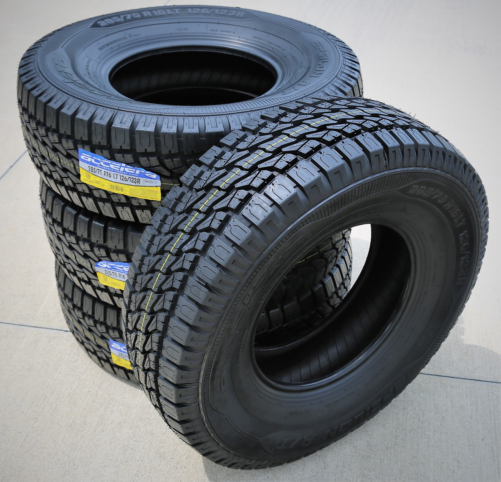 Accelera Epsilon AT LT 285 75R16 Load E 10 Ply A T All Terrain Tire Accelera Epsilon AT LT 285 75R16 Load E 10 Ply A T All Terrain Tire