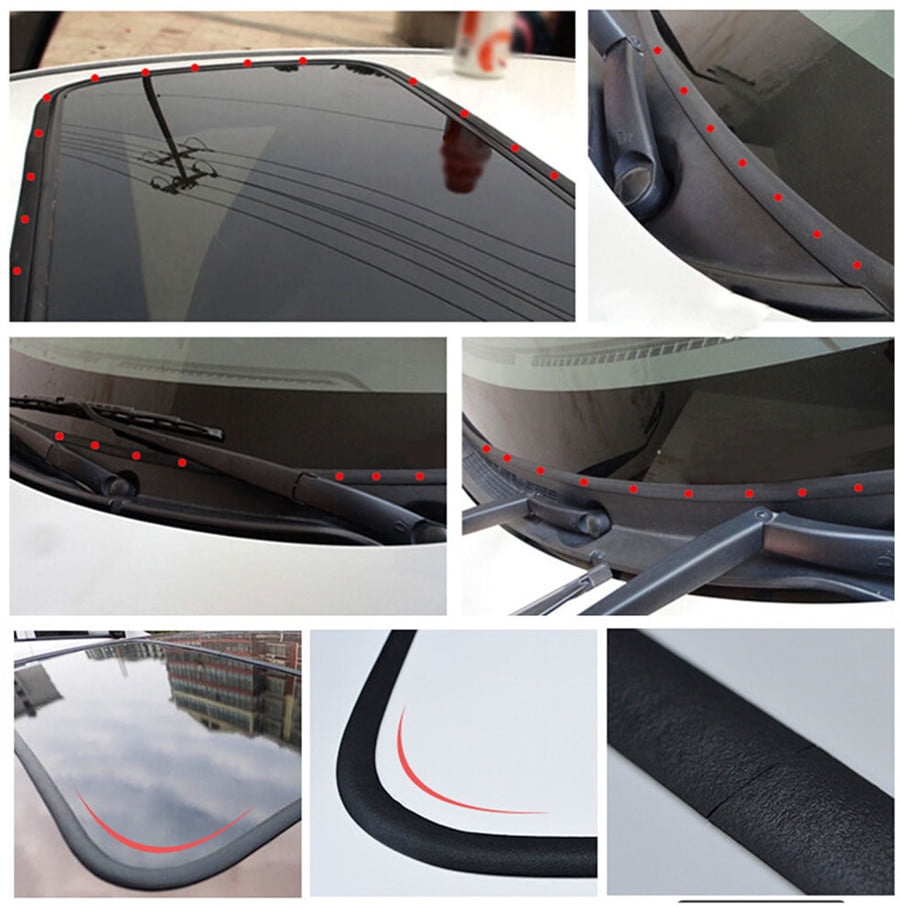 118" Car Sunroof Triangular Window Sealing Strips Edge Moulding Trim ...